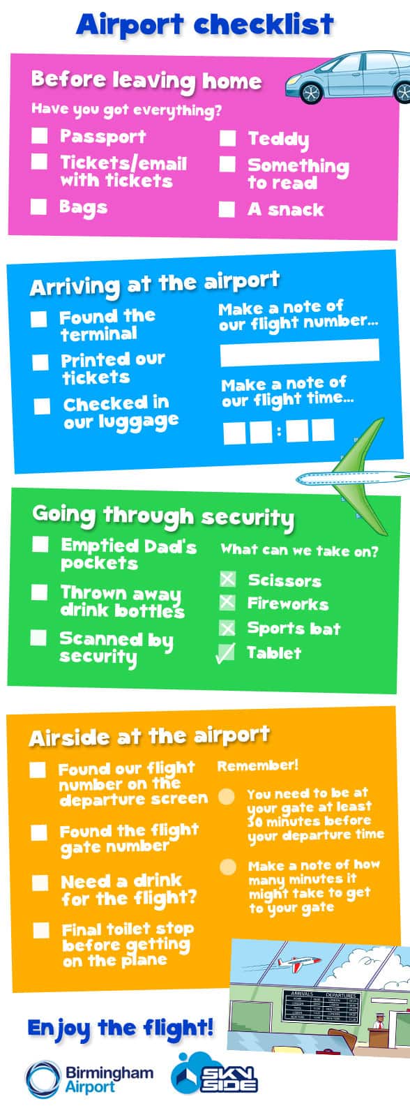 Airport Checklist - Fun Kids - the UK's children's radio station