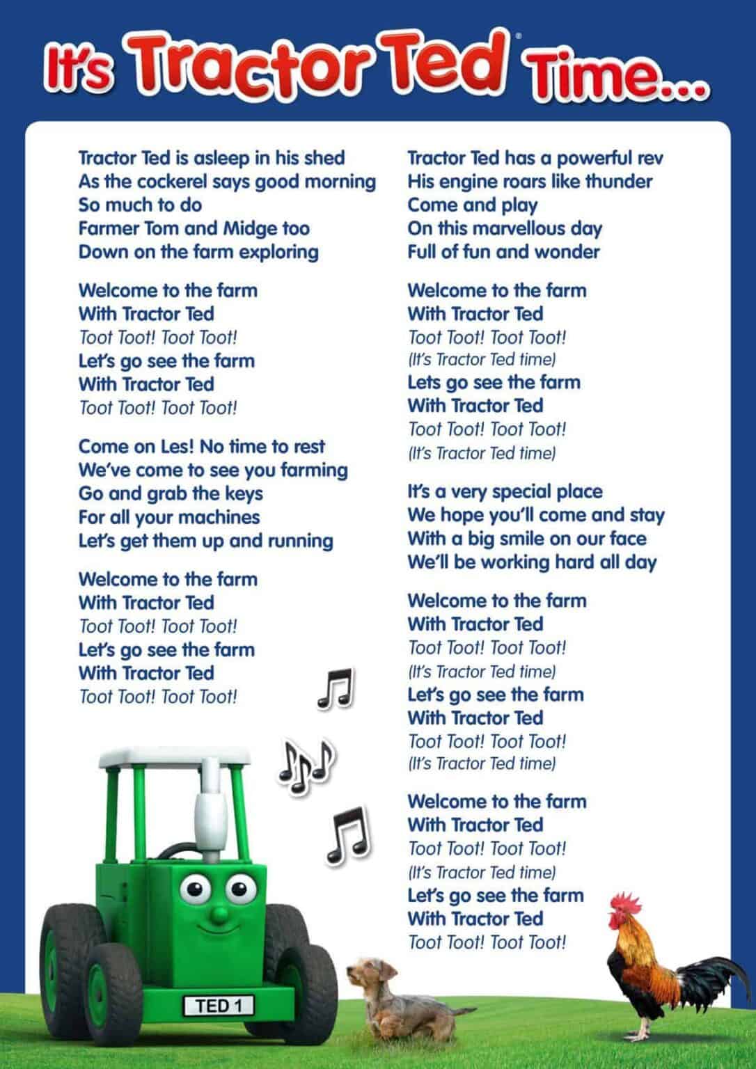 Listen to Tractor Ted's brand new single, 'It’s Tractor Ted Time' and ...