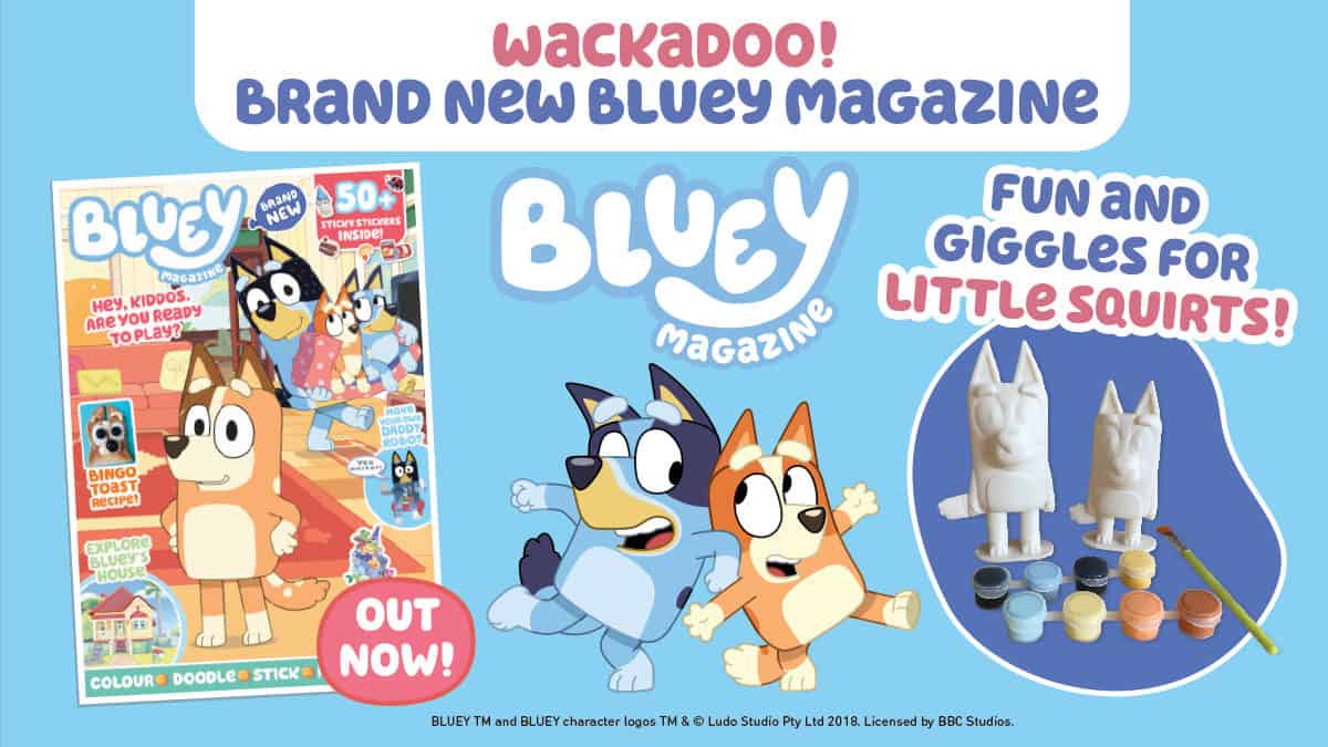 Say G’Day to the BRAND NEW Bluey Magazine! - Fun Kids - the UK's ...